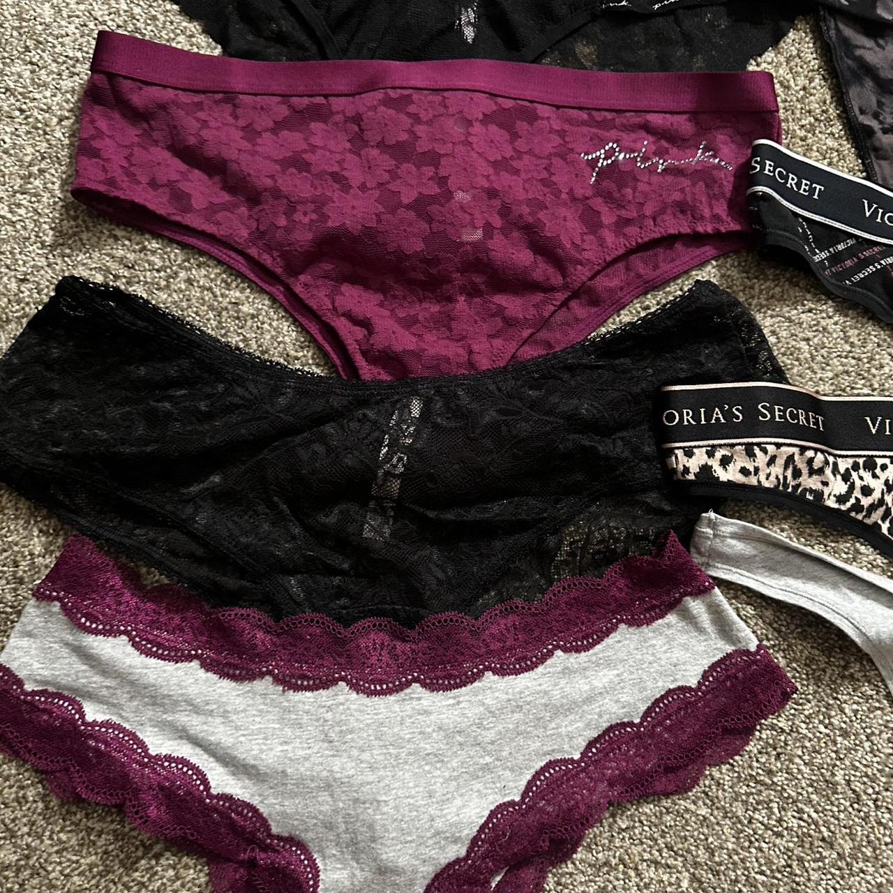 8 Victoria’s Secret and PINK panty bundle 3 cheeky,... | Depop