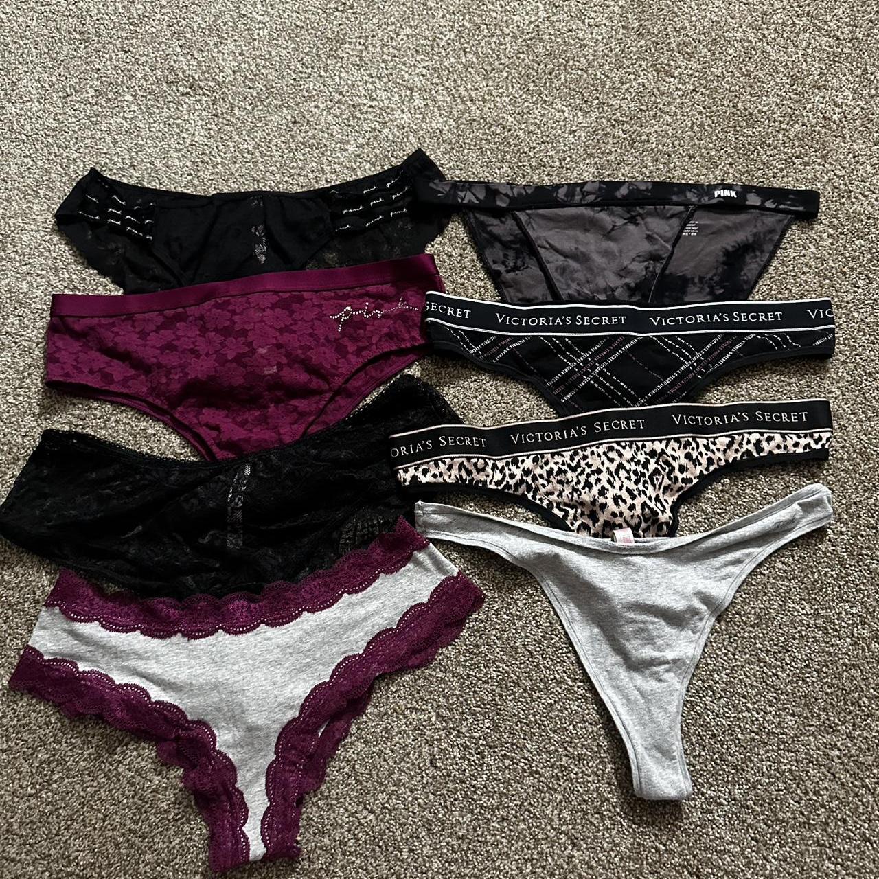 8 Victoria’s Secret and PINK panty bundle 3 cheeky,... | Depop