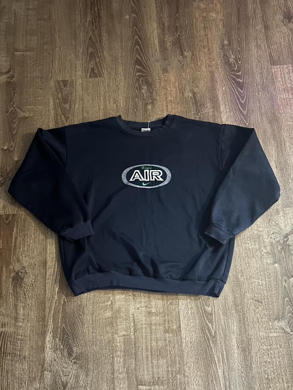 Vintage Nike air sweater Size/XL Not to baggy - Depop
