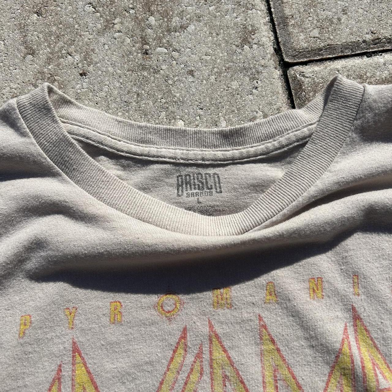 Def Leppard 1983 Pyromania Tour graphic tee Large... | Depop