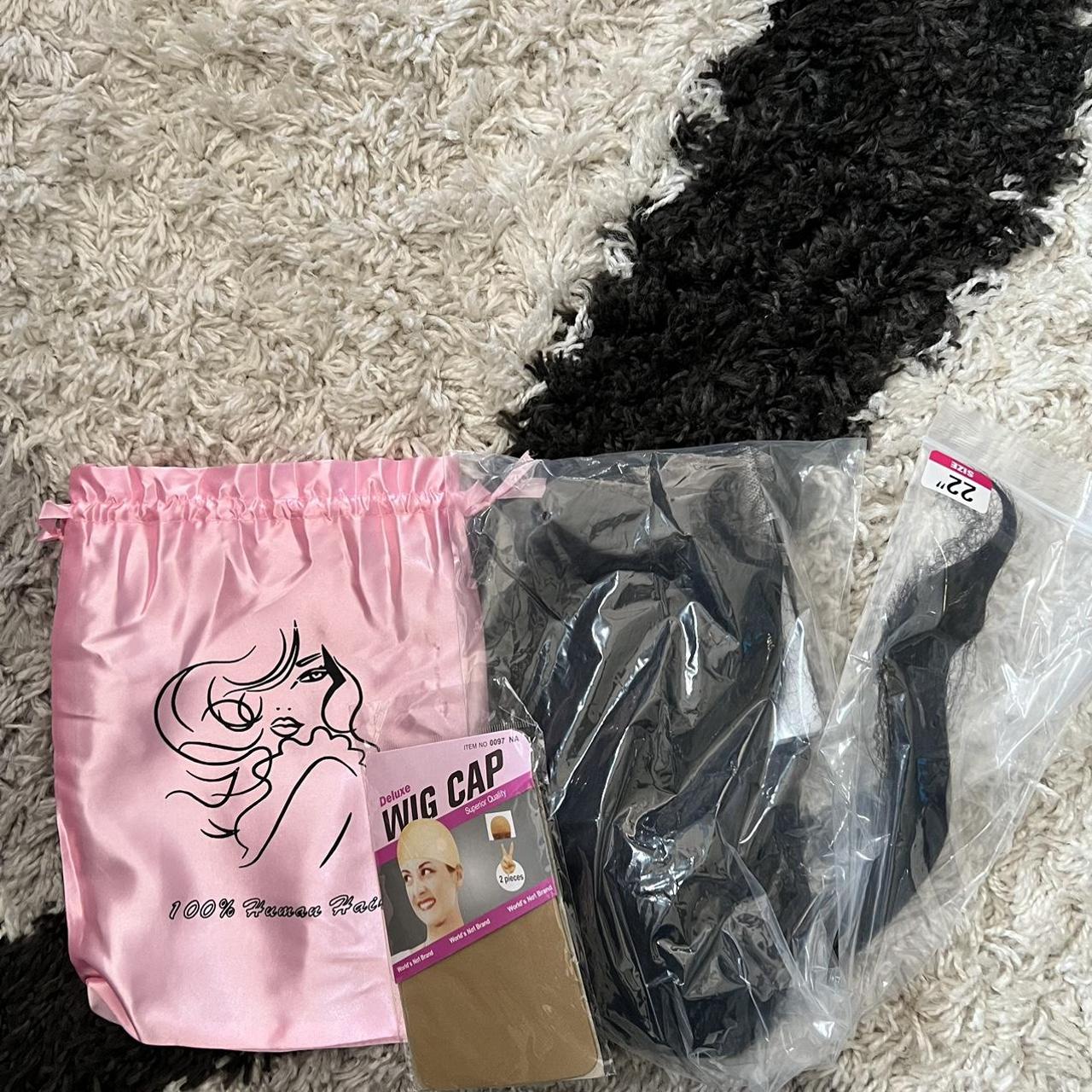 “Buss down” 22 inch Straight Black 5x5 Glueless Lace... | Depop