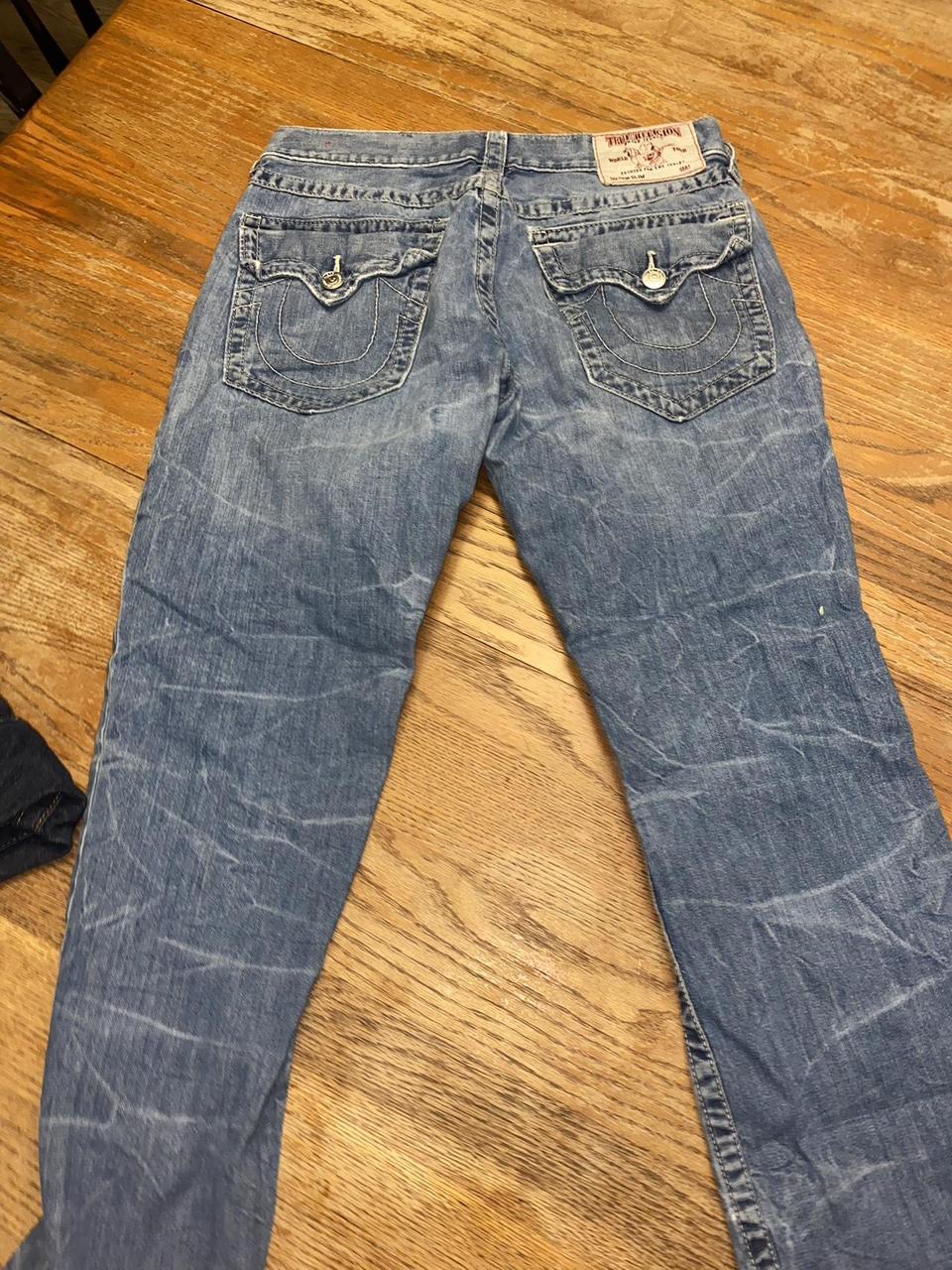 Size 32 slim fit true religions perfect - Depop