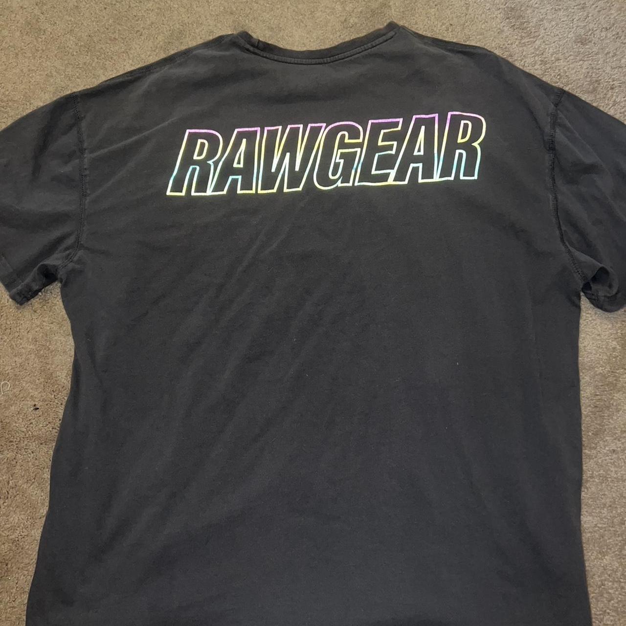 rawgear holographic shirt two photos are how tshirt... - Depop