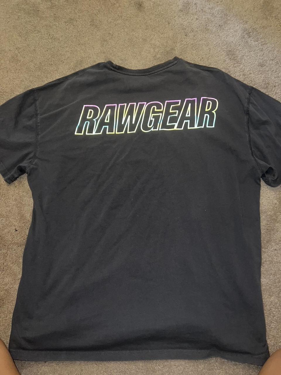 rawgear holographic shirt two photos are how tshirt... - Depop