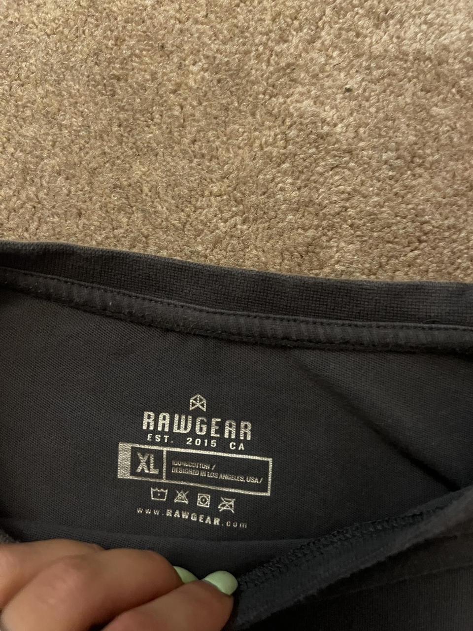 rawgear holographic shirt two photos are how tshirt... - Depop