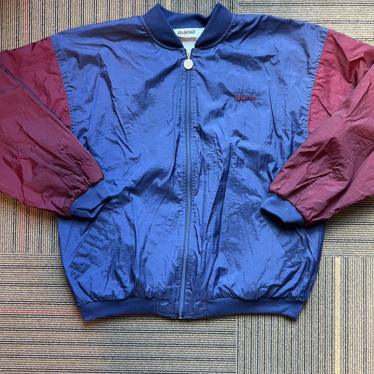 Vintage 90s Wilson Jacket Adult L Crazy Comfy and Nice - Depop