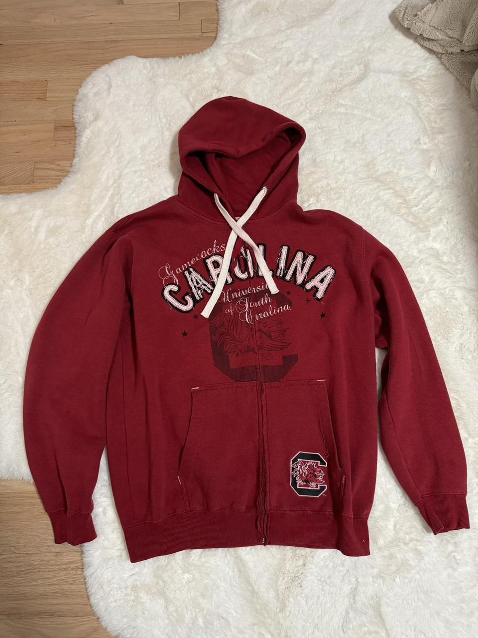 Vintage University of South Carolina Zip-up hoodie... - Depop