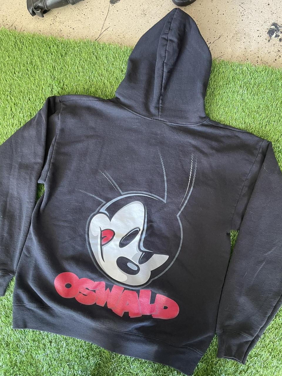Dope Disney Oswald Zip up hoodie with a sick back... - Depop