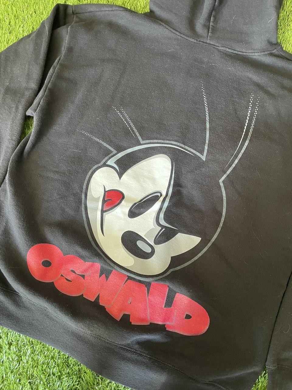 Dope Disney Oswald Zip up hoodie with a sick back... - Depop
