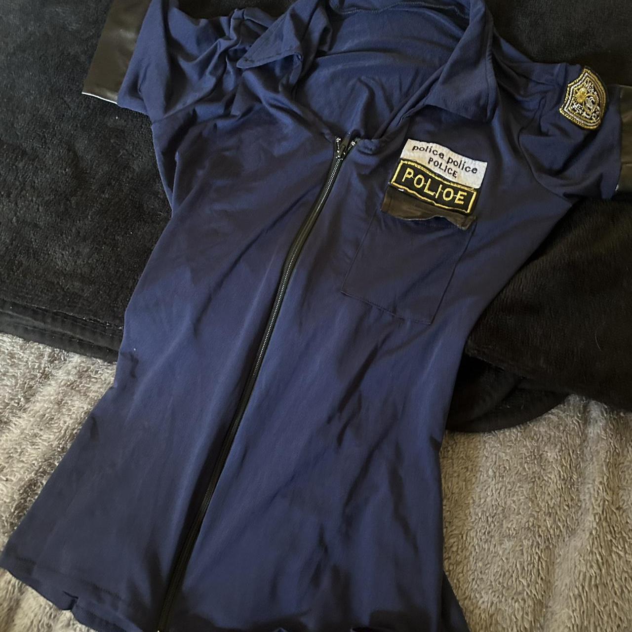 Navy blue police costume, jumpsuit #halloween | Depop