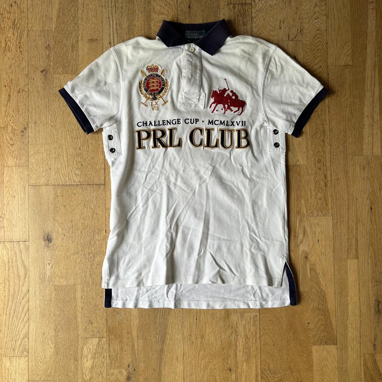—RALPH LAUREN POLO SHIRT PRL CLUB— —SIZE... - Depop