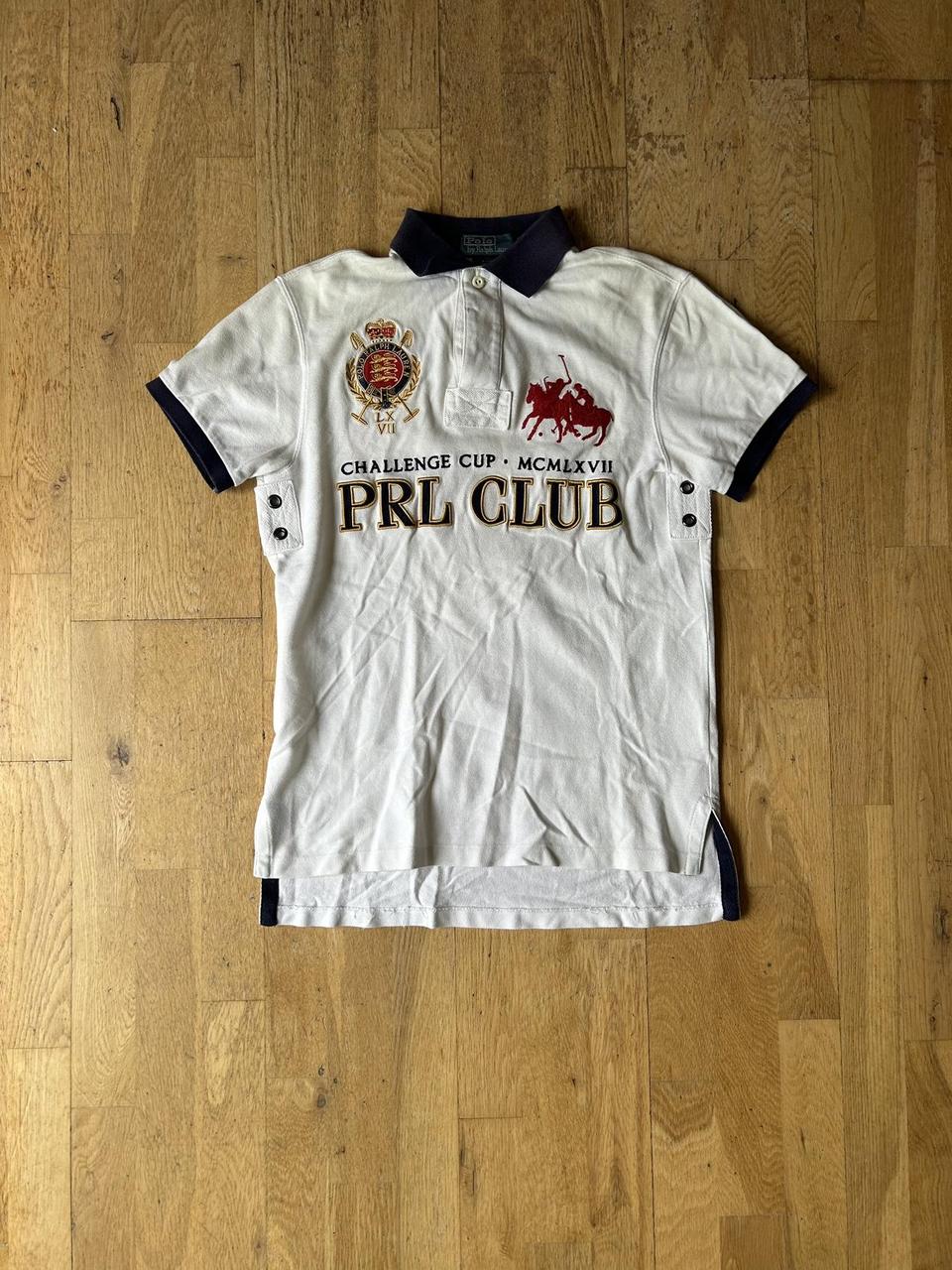 —RALPH LAUREN POLO SHIRT PRL CLUB— —SIZE... - Depop