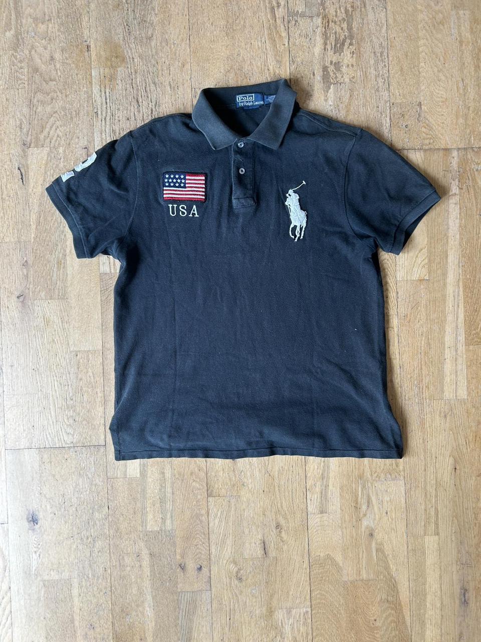 —RALPH LAUREN AMERICAN POLO SHIRT— —SIZE... - Depop