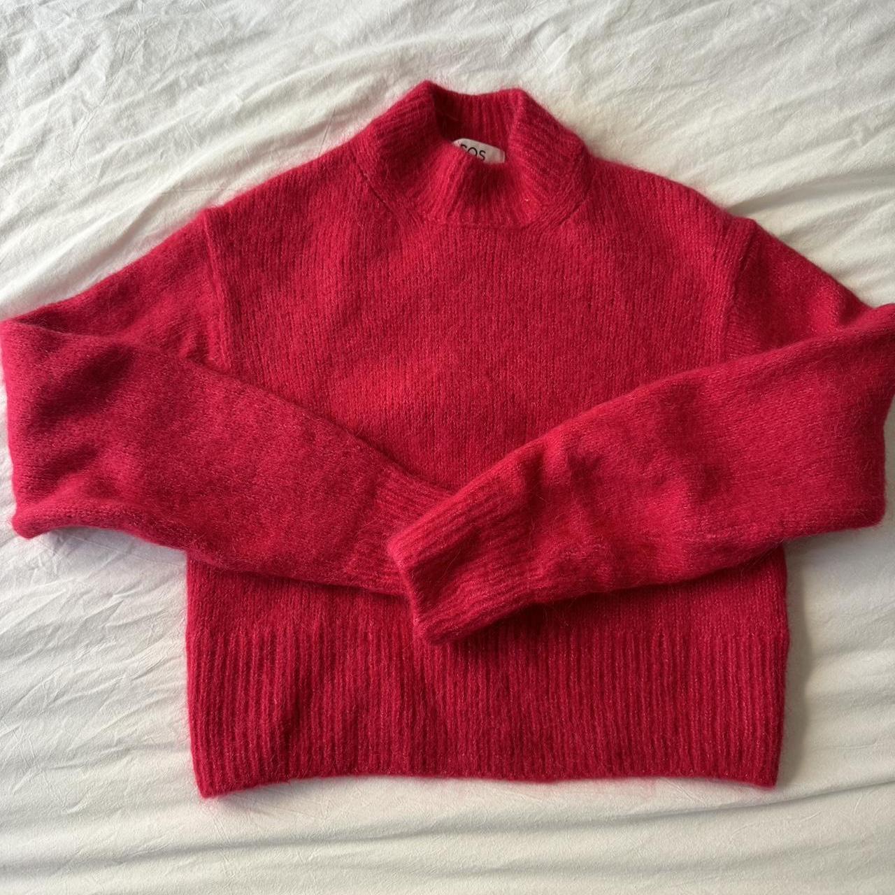 Cos pink sweater S - Depop