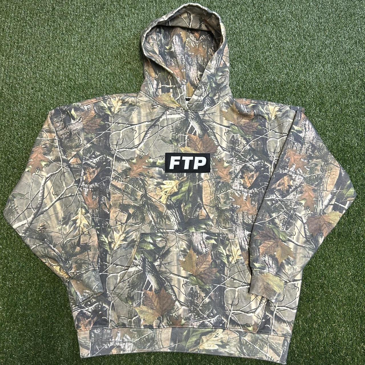 FTP camo box logo pullover Size-Large | Depop