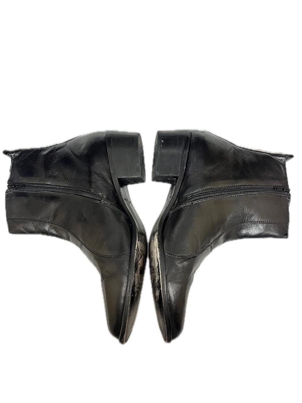 Stacy Adams Santos Plain Toe Side Zip Boot Genuine... - Depop