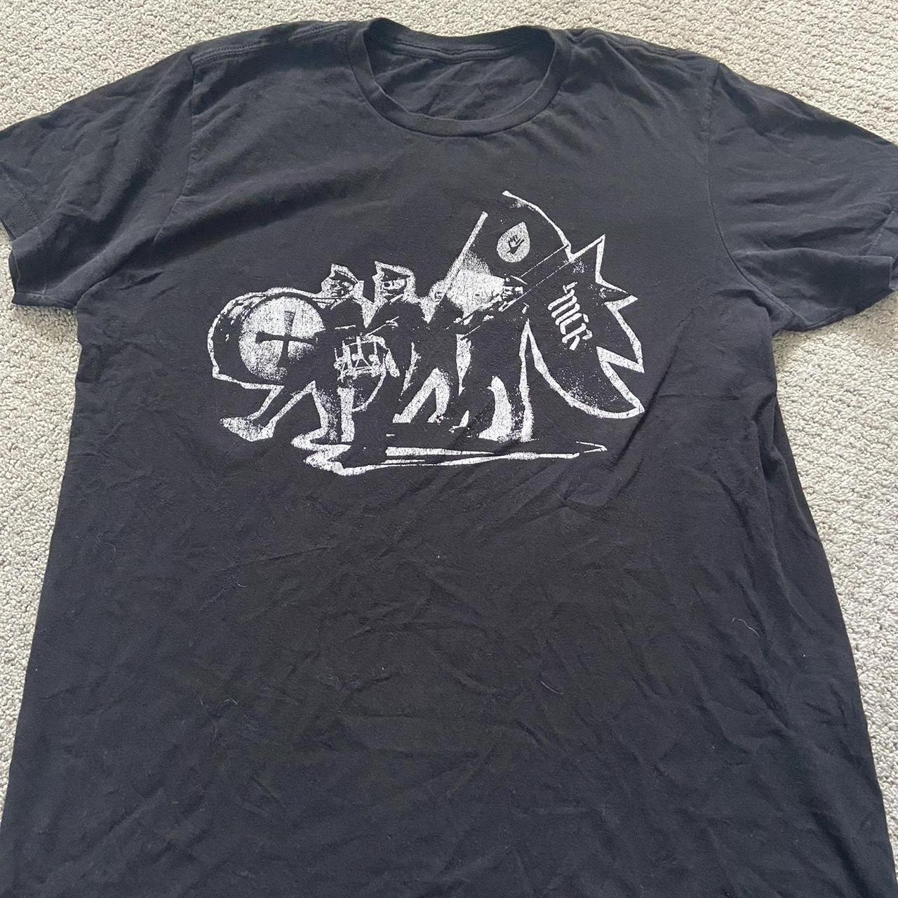 my chemical romance MCR band tee black parade... - Depop