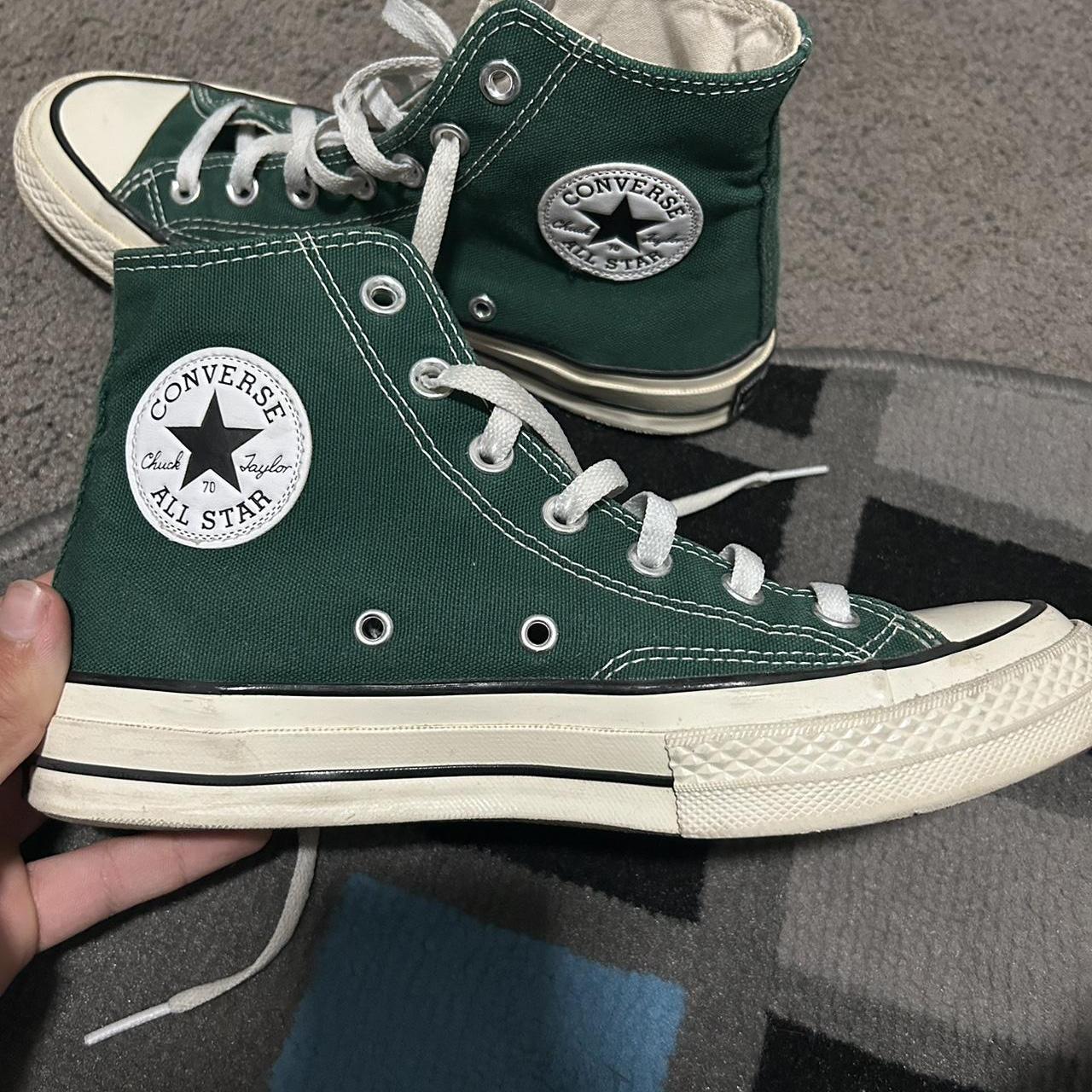 Green Converse Chuck Taylor 70s All Star High... - Depop
