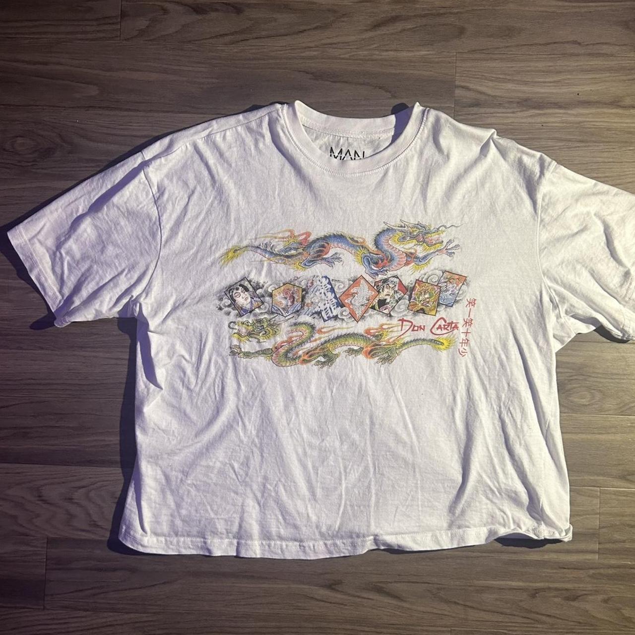 Don Carta Dragon Tee #vintage #graphic #skater #stussy | Depop