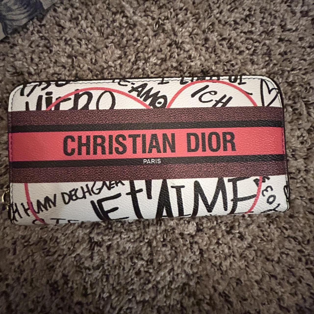 GRAFFITI DIOR POUCH - Depop