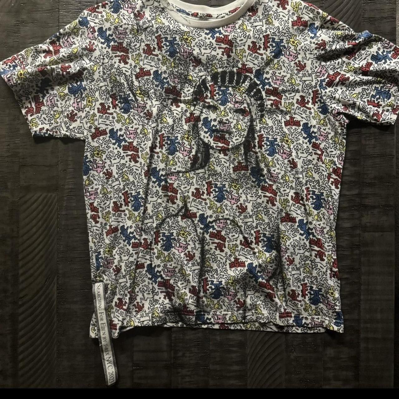 T. Rex Global 1/1 Tee Painted on vintage Keith... | Depop