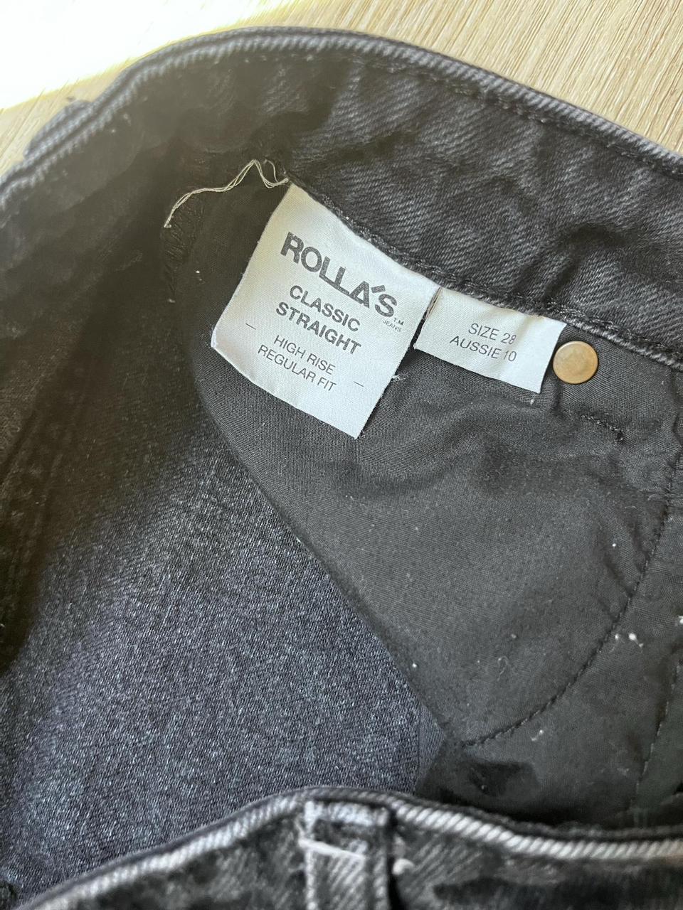 Vintage black ROLLA jeans. Size 28/Aussie 10. These... - Depop
