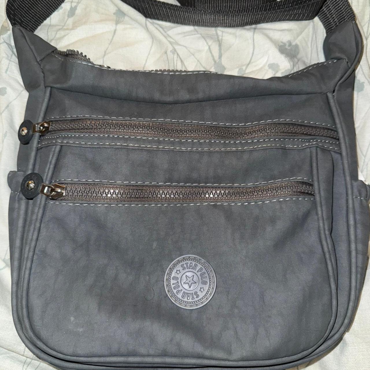 Grey Kipling star polo crossbody bag... | Depop