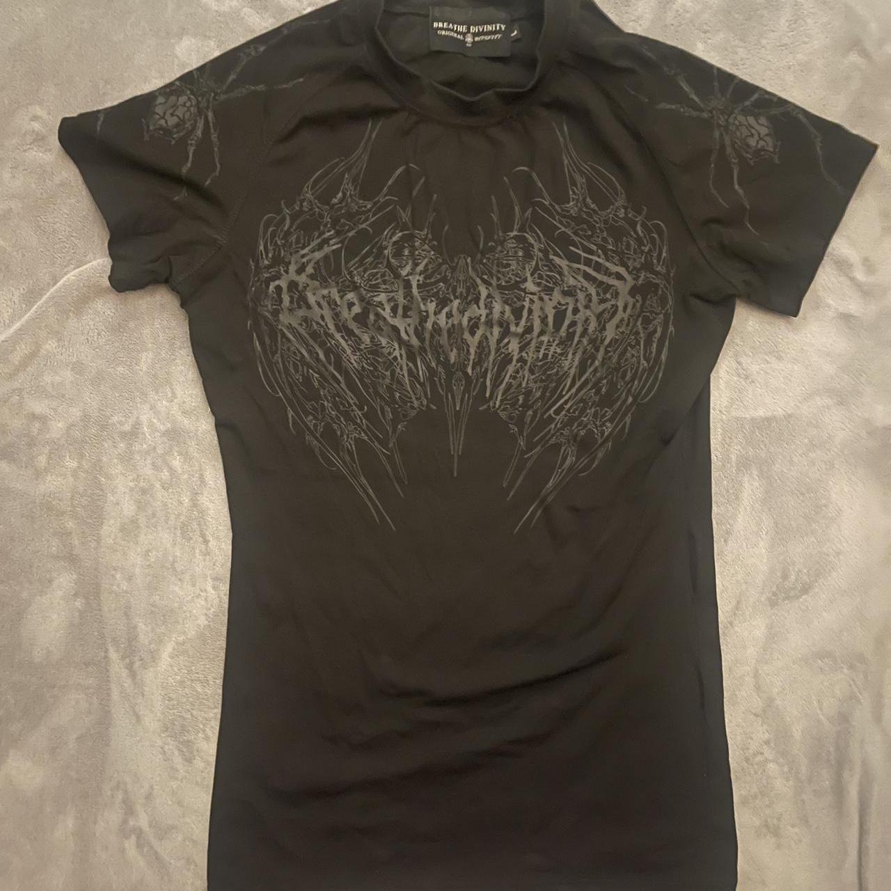 breathedivinity compression shirt •colour- black... | Depop