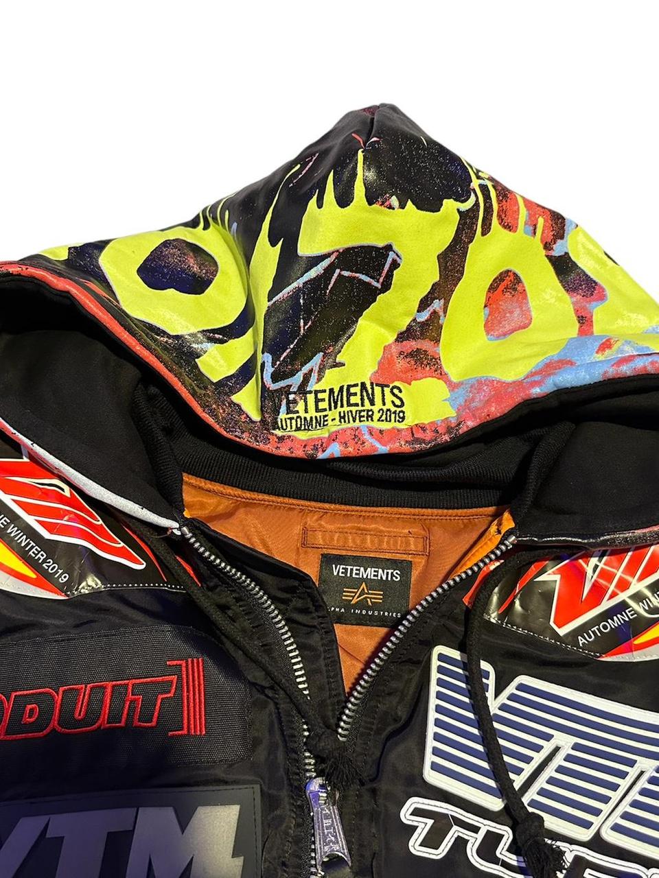 VETEMENTS / Alpha Industries A/W 19 Split Racer... - Depop