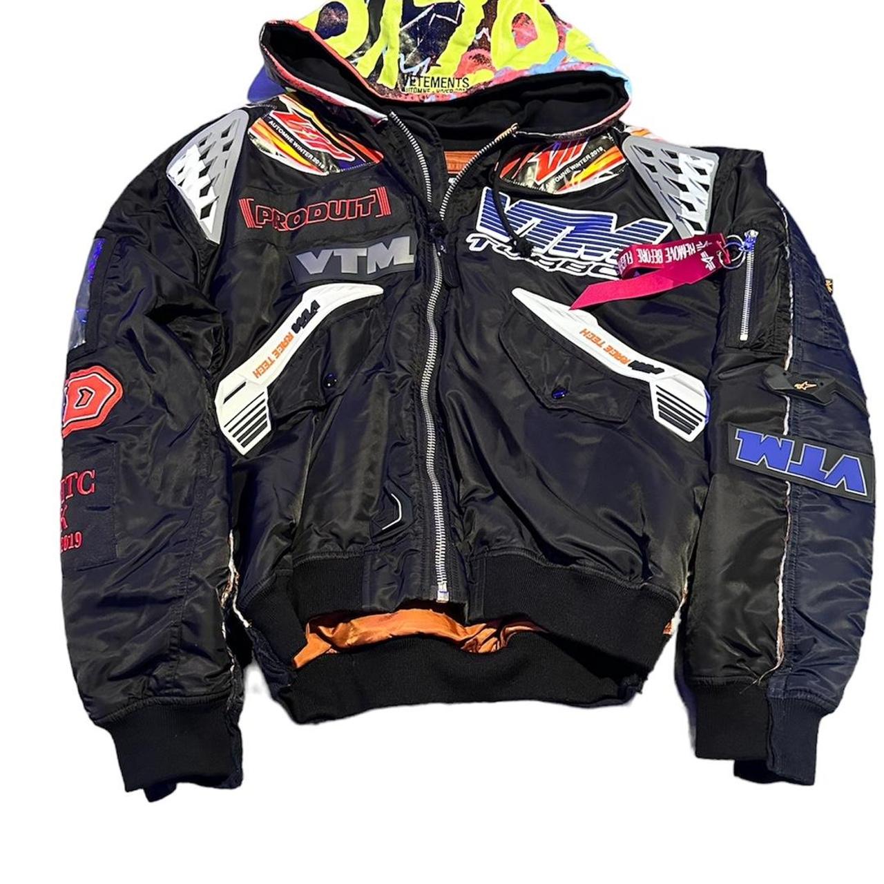 VETEMENTS / Alpha Industries A/W 19 Split Racer... - Depop