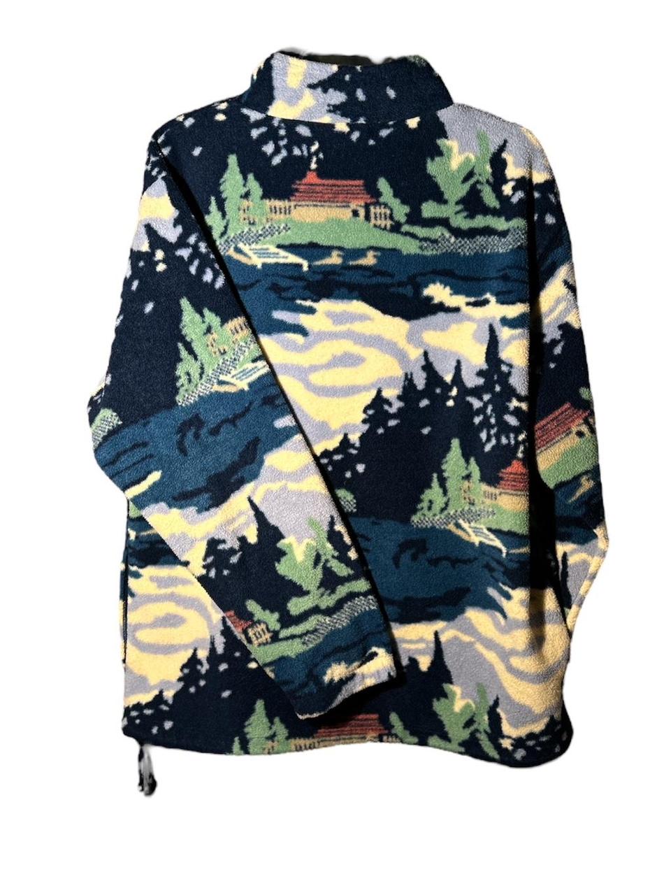 VINTAGE 90s fleece zip up NORTHERN REFLECTIONS So... - Depop