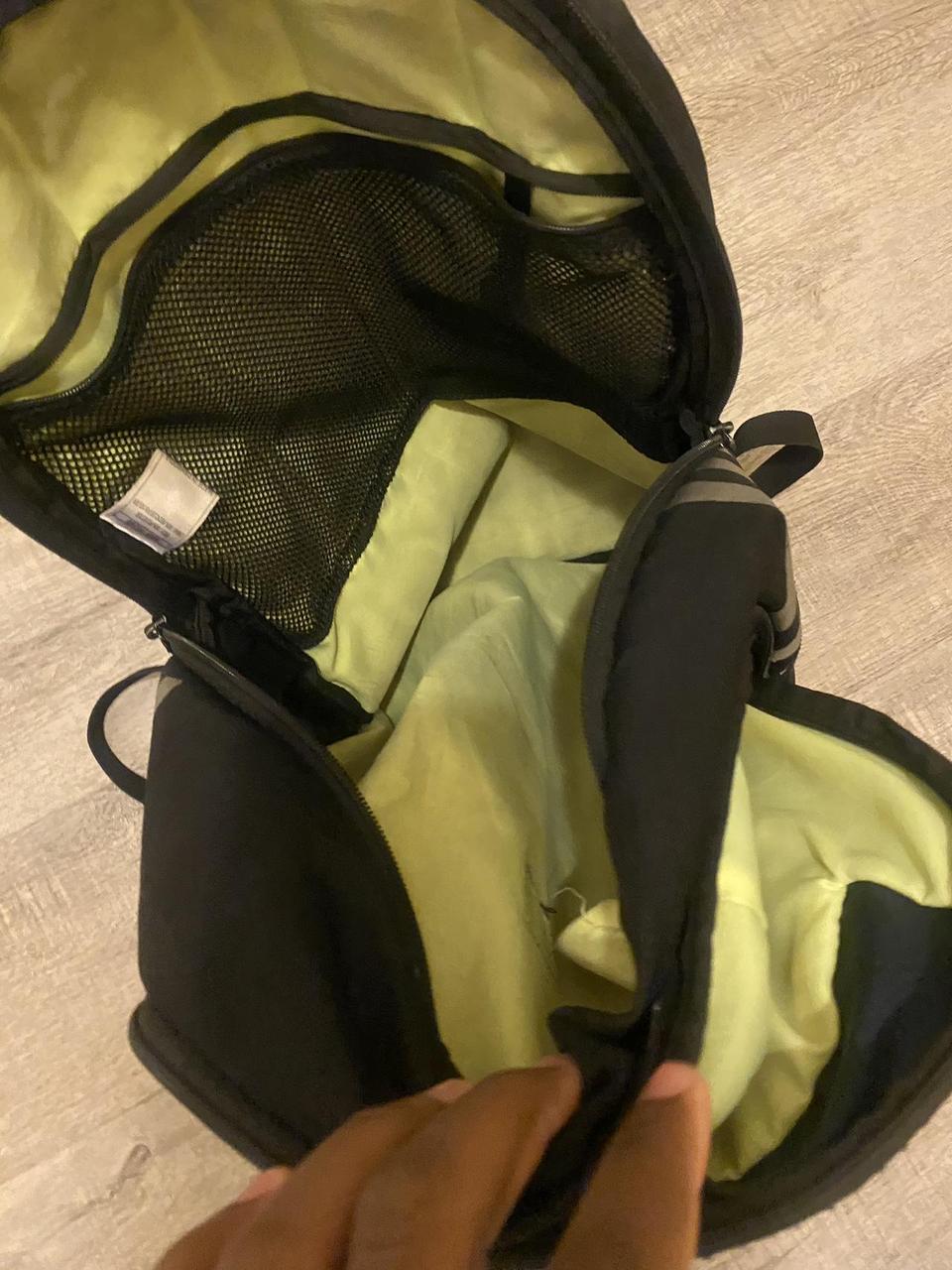 Adidas Backpack Basically new Barely worn Navy... - Depop