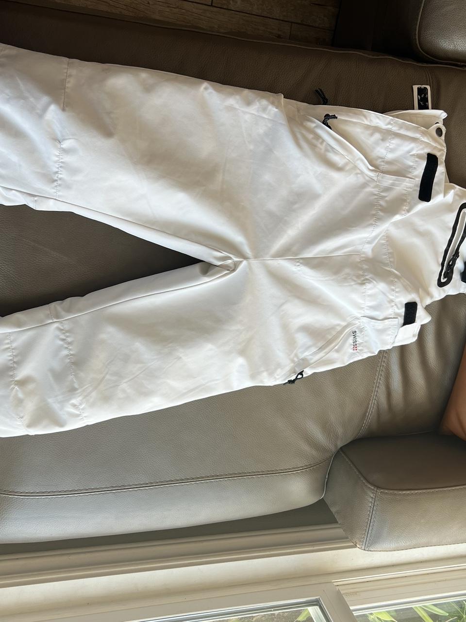 Swiss snow pants overalls - Depop