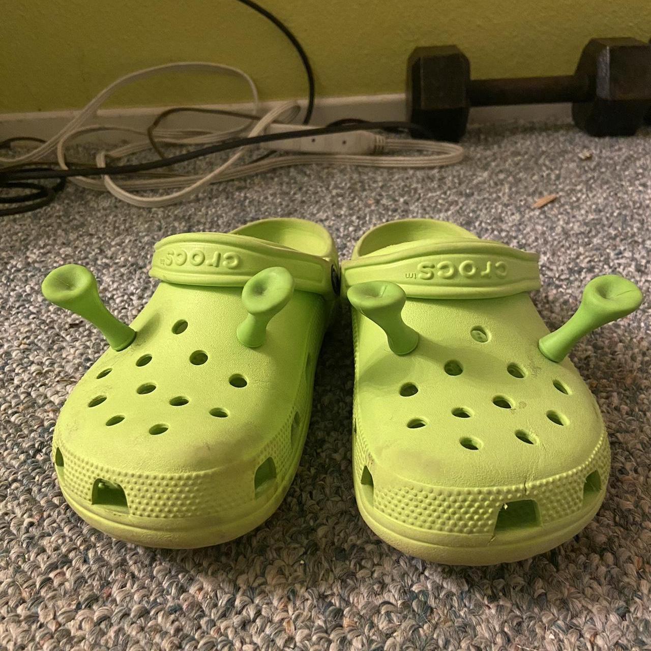 Sheen crocs - Depop