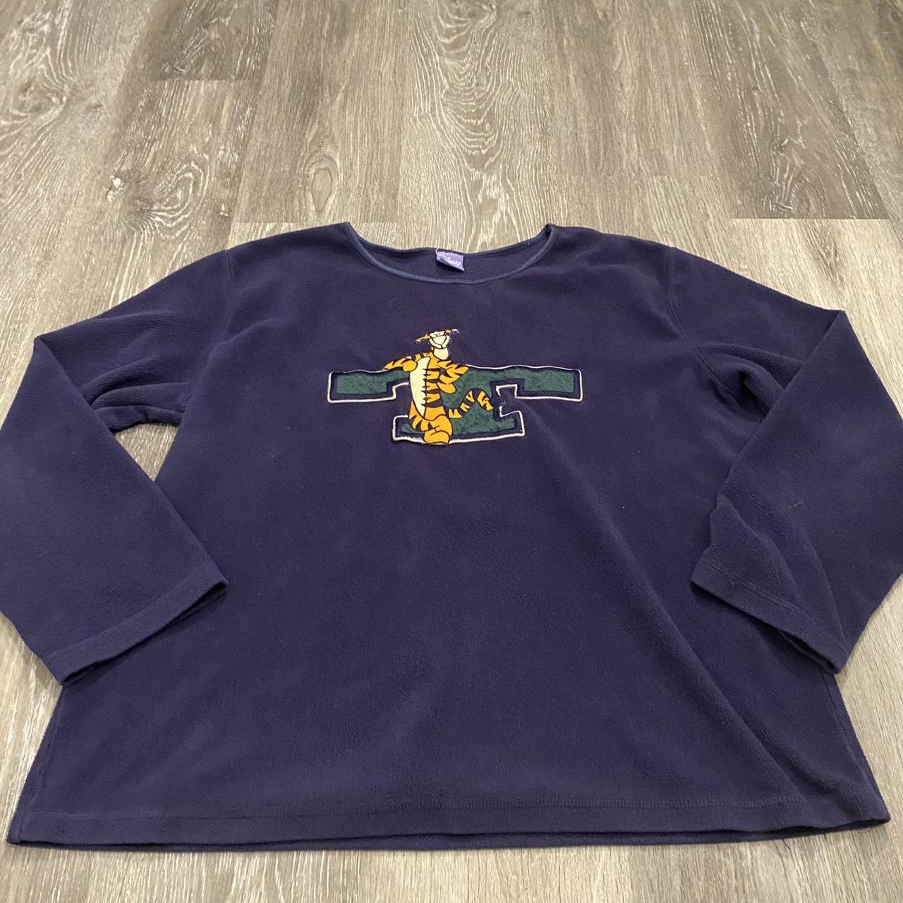 Disney Tigger fleece sweatshirt Size: tag is cut... | Depop
