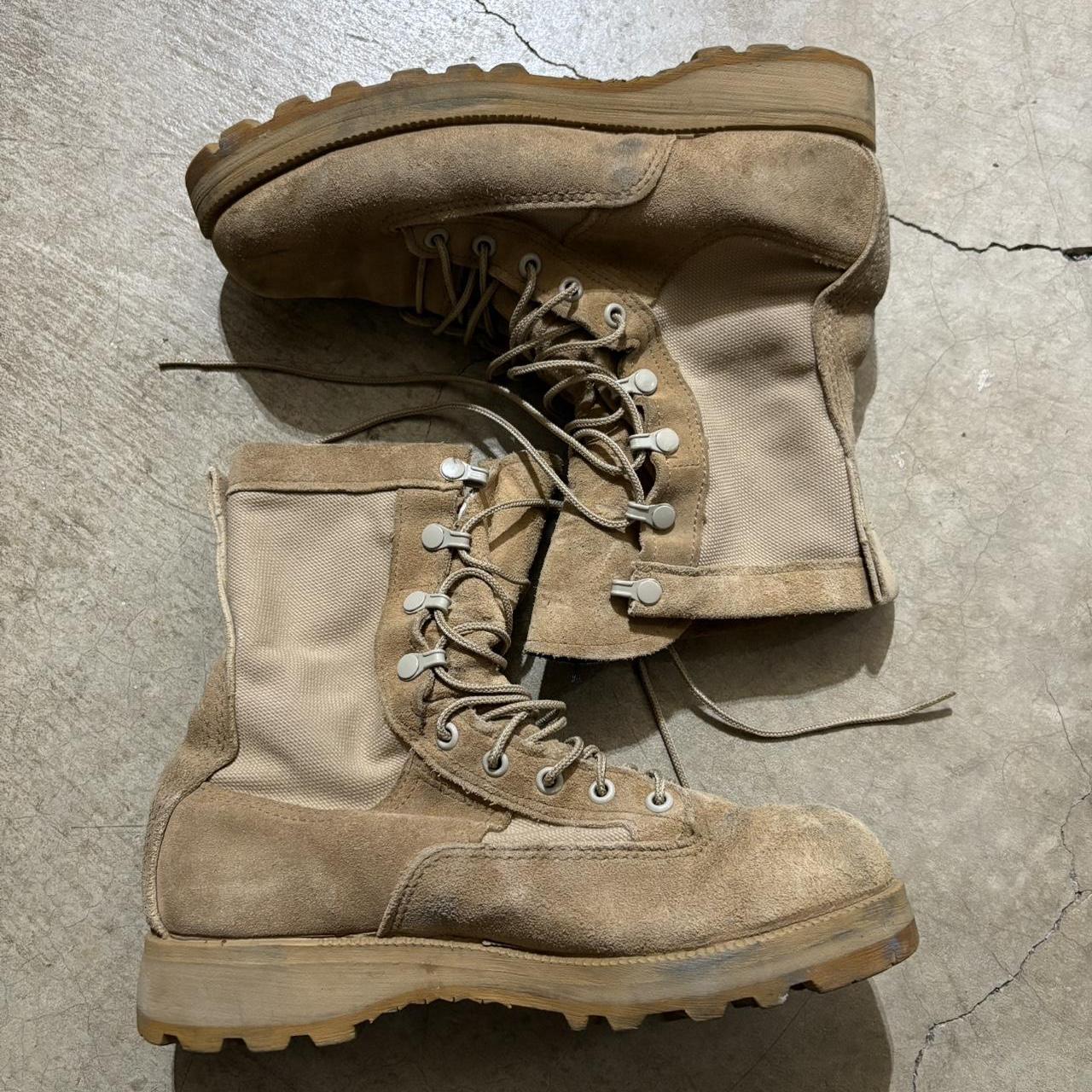 Made in USA Tan suede military boots #militaryboots | Depop