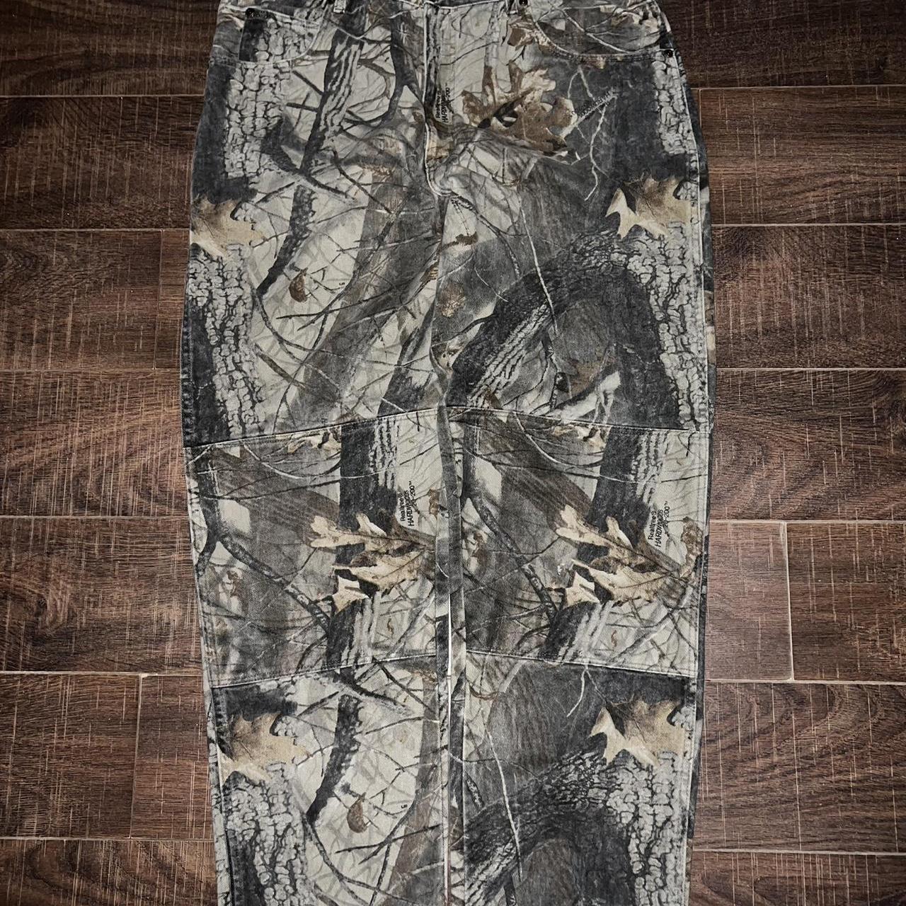 Vintage Y2K Wrangler RealTree Camouflage Double Knee... | Depop
