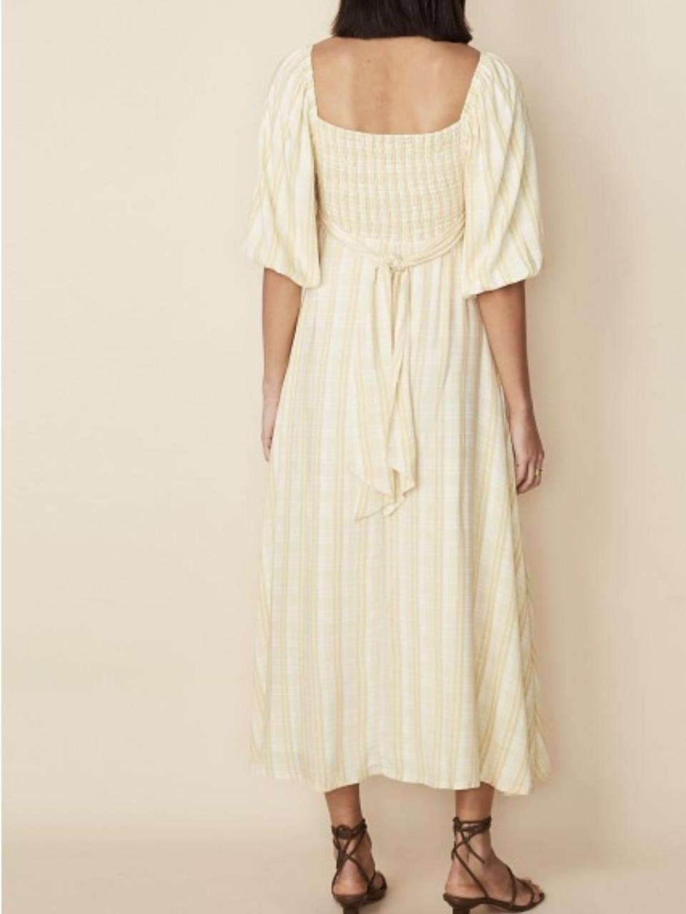 Faithfull the Brand Imanie Check Print Short Sleeve... - Depop