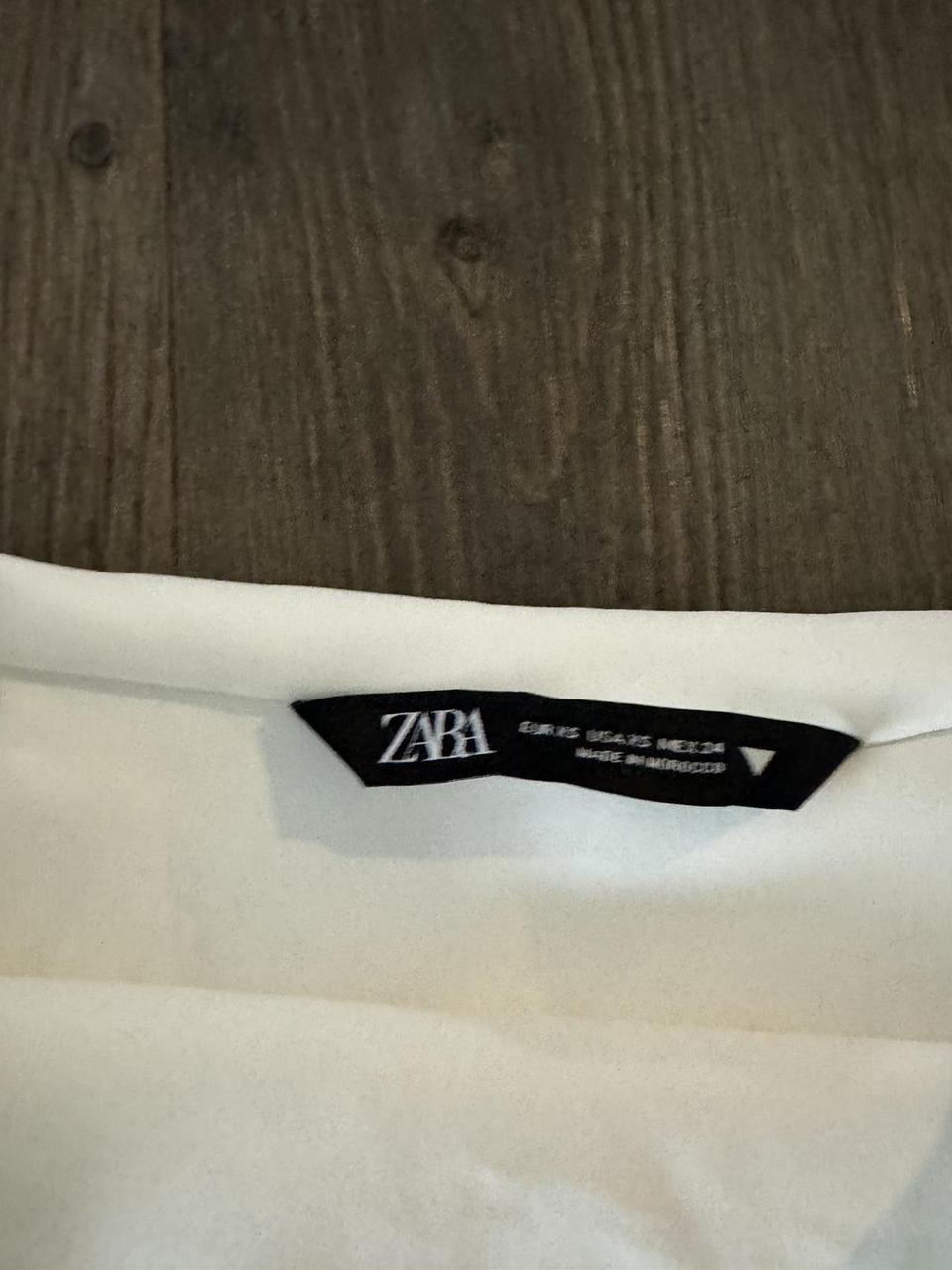 Zara side zip up tube top Never worn Sold out So... - Depop