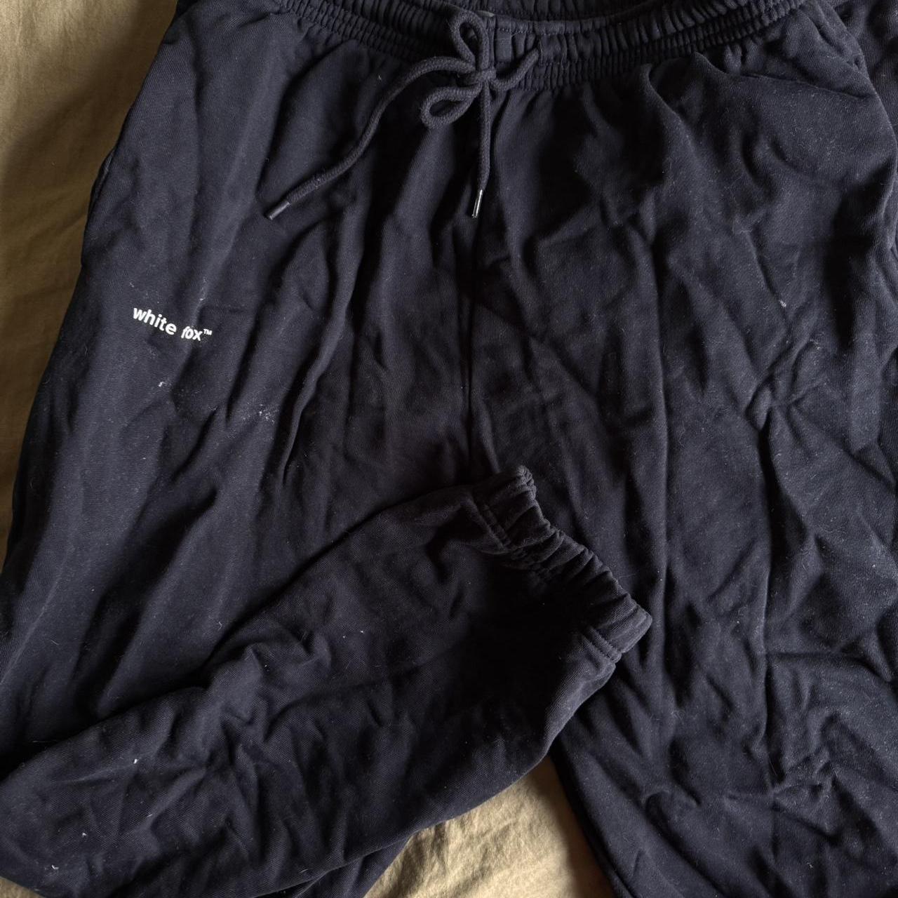 White fox tracksuit size M pants size M/L crew | Depop