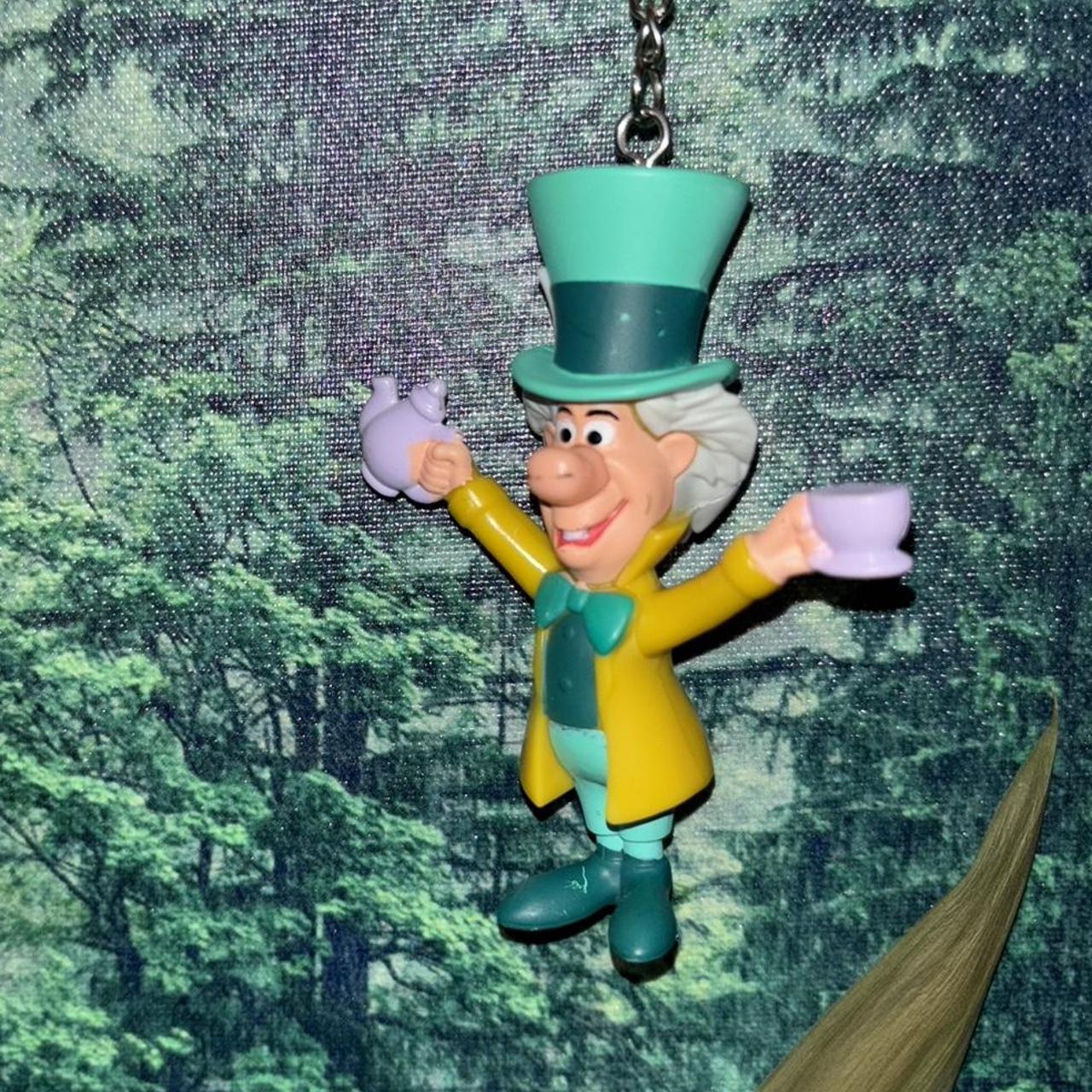 Alice in Wonderland mad hatter keychain,... | Depop