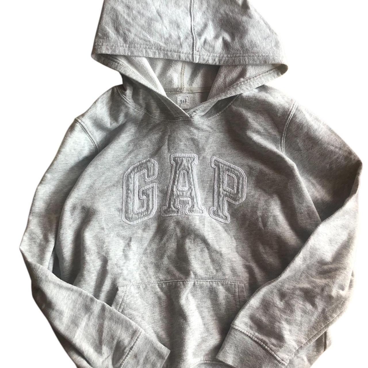 Grey Gap hoodie #2000s | Depop