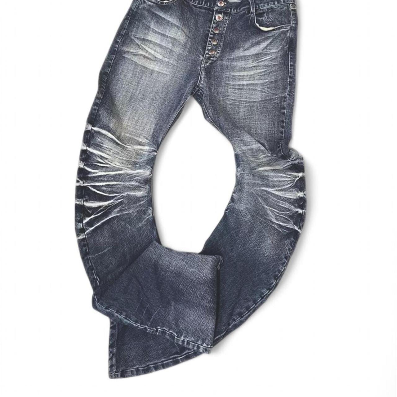 NoeMosenrippled cracked washed scimitar pant This... | Depop