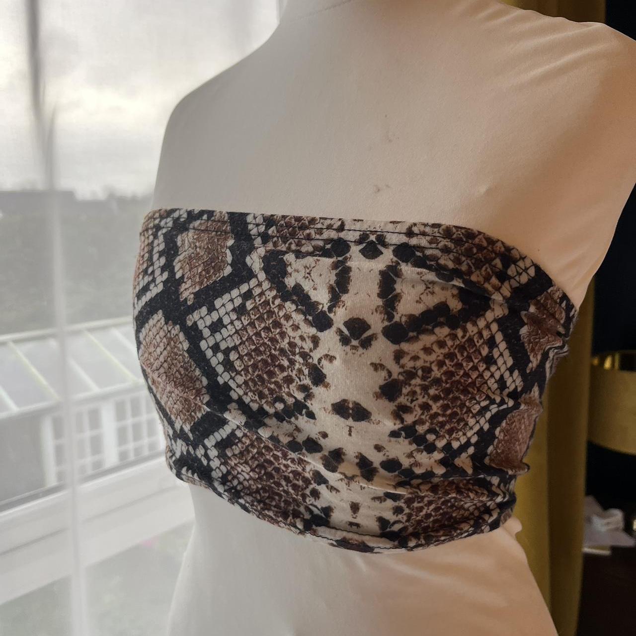 Snake tube top #tubetop #womens #croptop - Depop