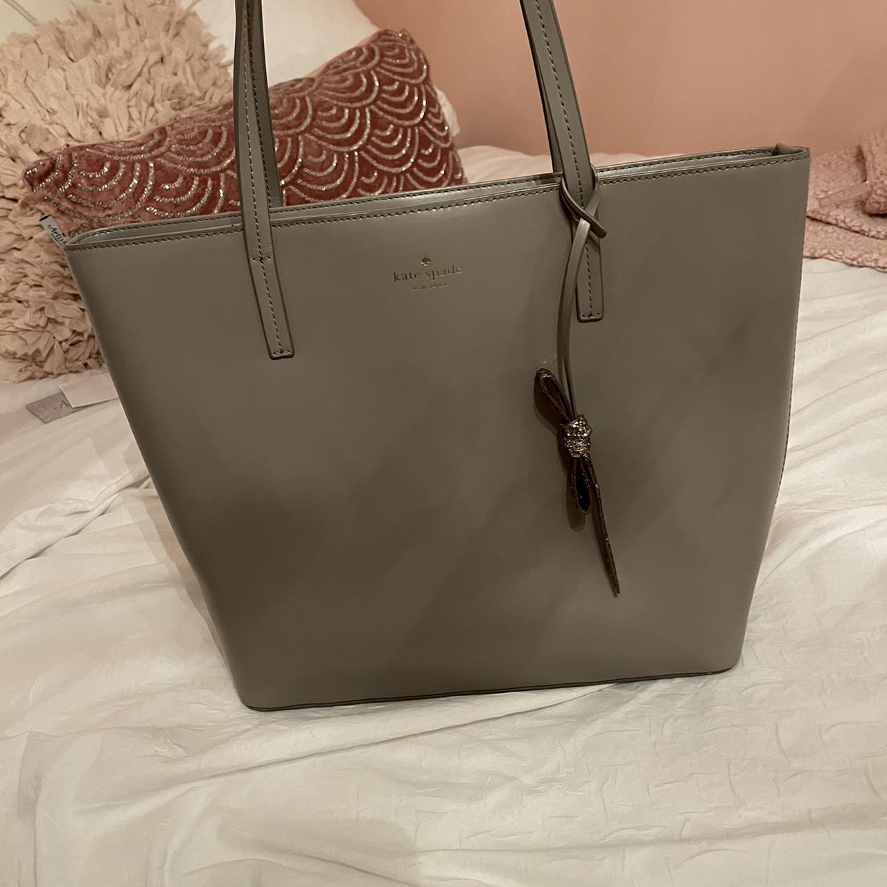 Kate spade tote grey - Depop