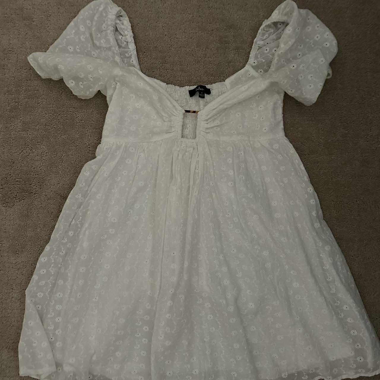 White lulus mini dress! - Depop