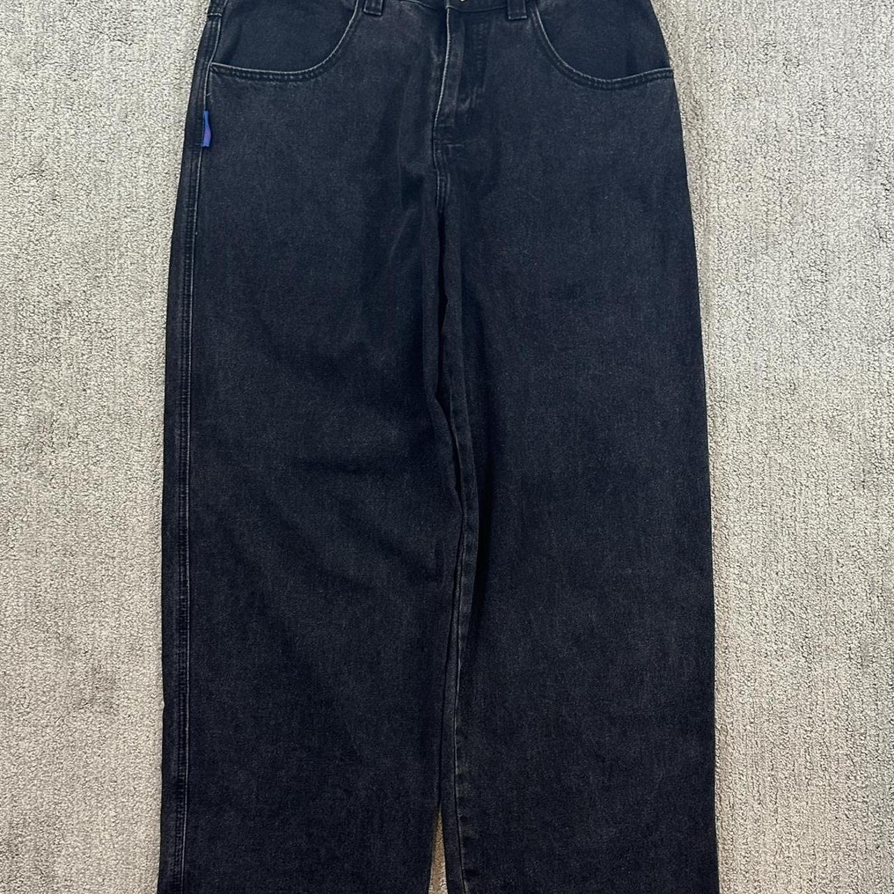 -Black Bombshell Jeans V1s Made by Brandon... | Depop