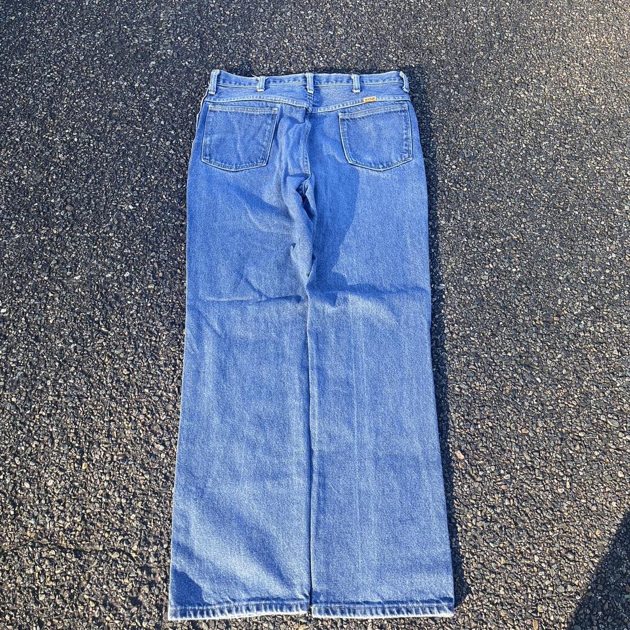 Vintage 70’s Yellow Tab Rustler Jeans Tagged Size... | Depop