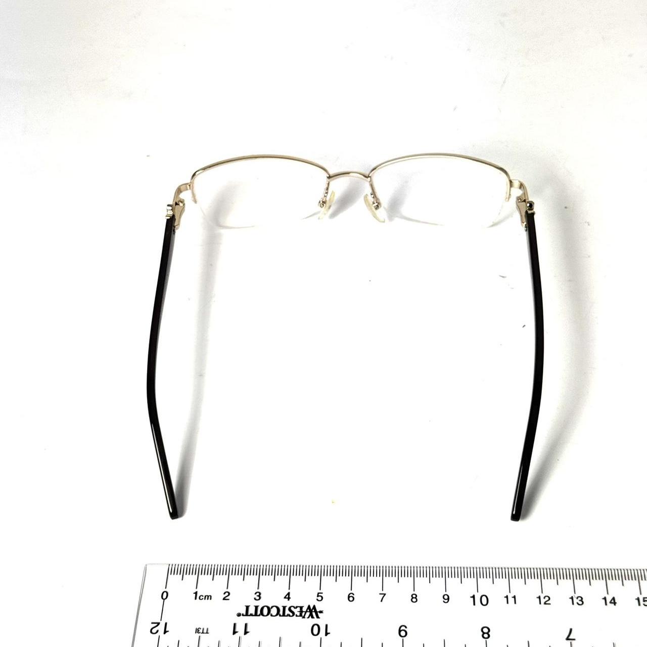 Women's gold metal eyeglasses Gorgeous vintage half... | Depop