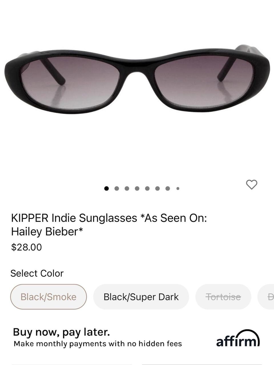 Giant Vintage Kipper Sunglasses As seen on Hailey... - Depop